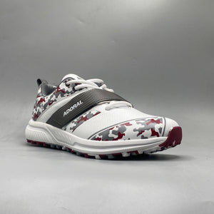 ADORAL CAMO CRICKET SHOES (BLACK/MAROON)